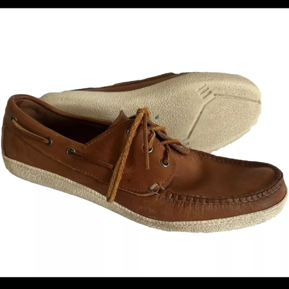 Quoddy | Shoes | 399 Quoddy Mens Boat Moc Ii White Vibram Sole Tan ...